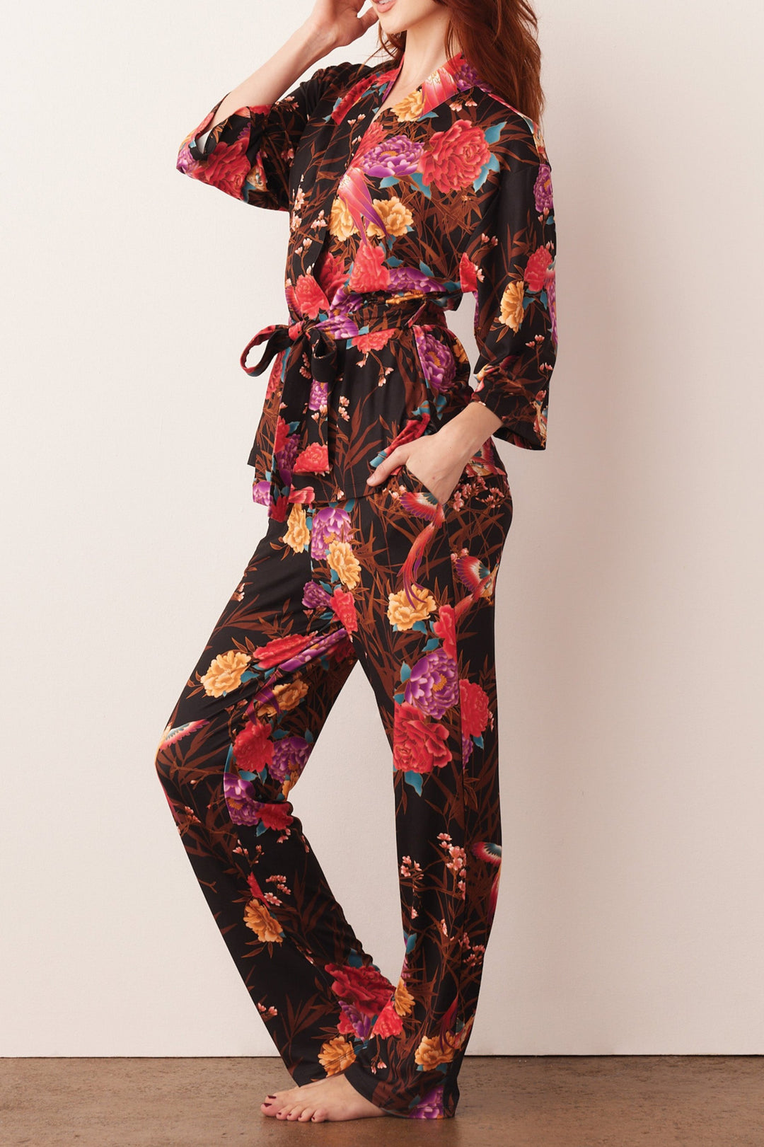 Julia Cloud Jersey PJ Set in Twilight Garden – MASONgrey