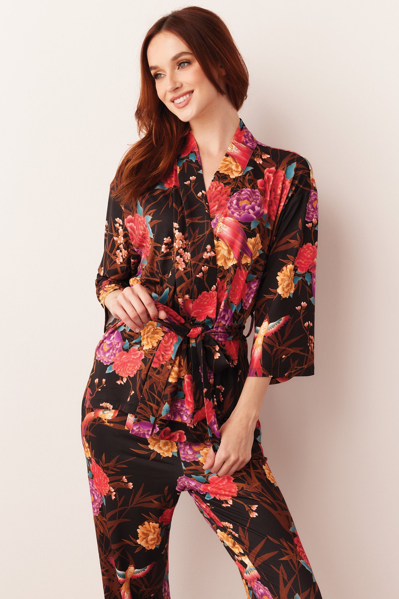 Julia Cloud Jersey PJ Set in Twilight Garden – MASONgrey