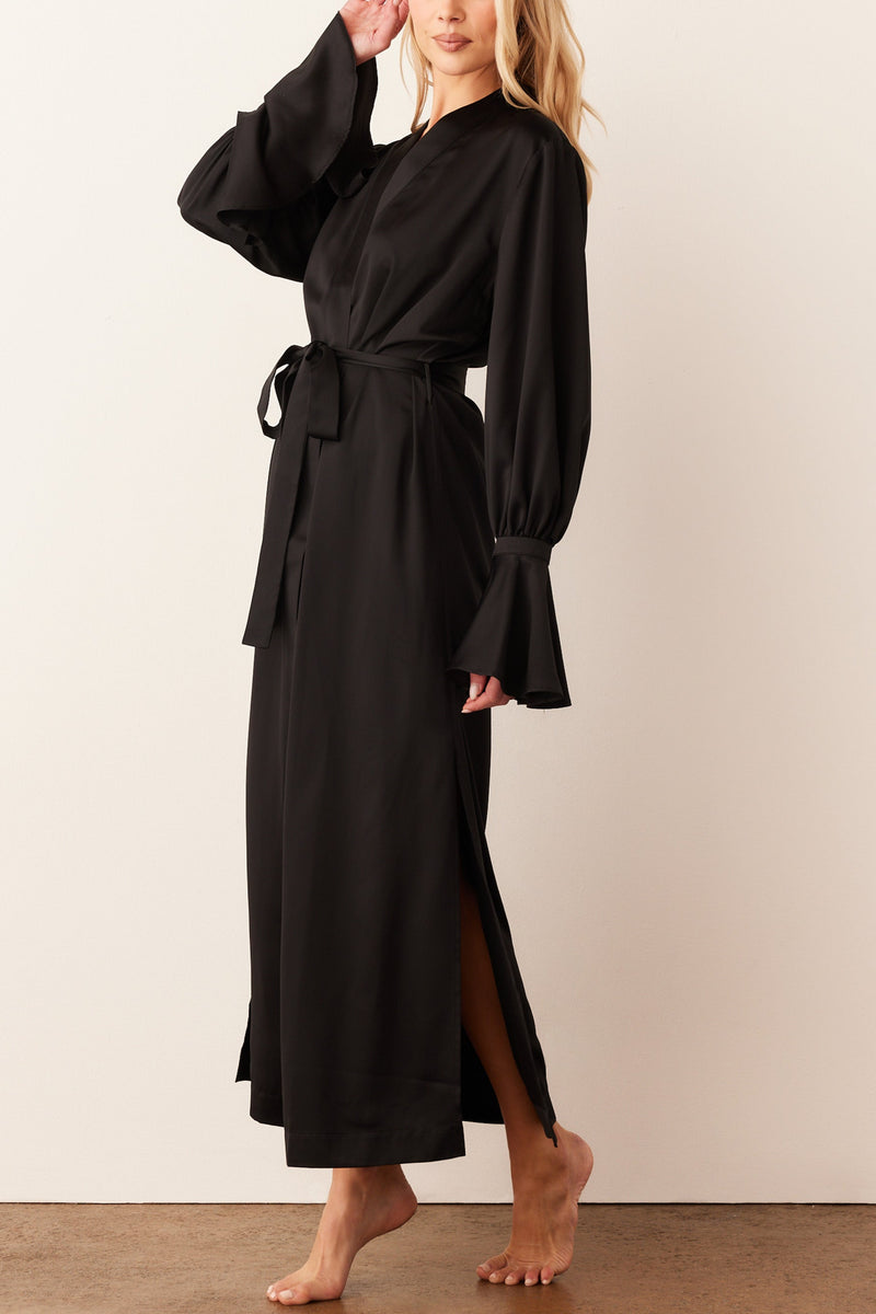 JULIETTE CUFF ROBE | BLACK – MASONgrey