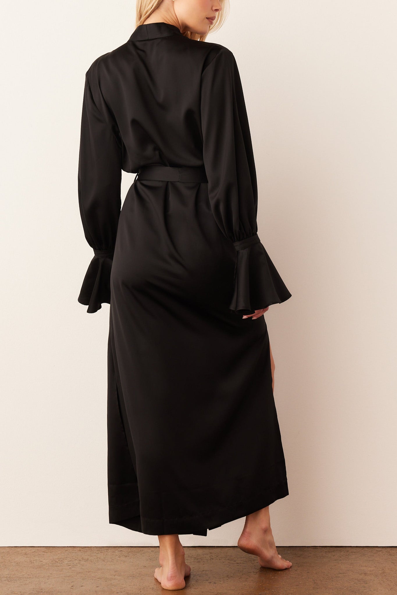 JULIETTE CUFF ROBE | BLACK – MASONgrey